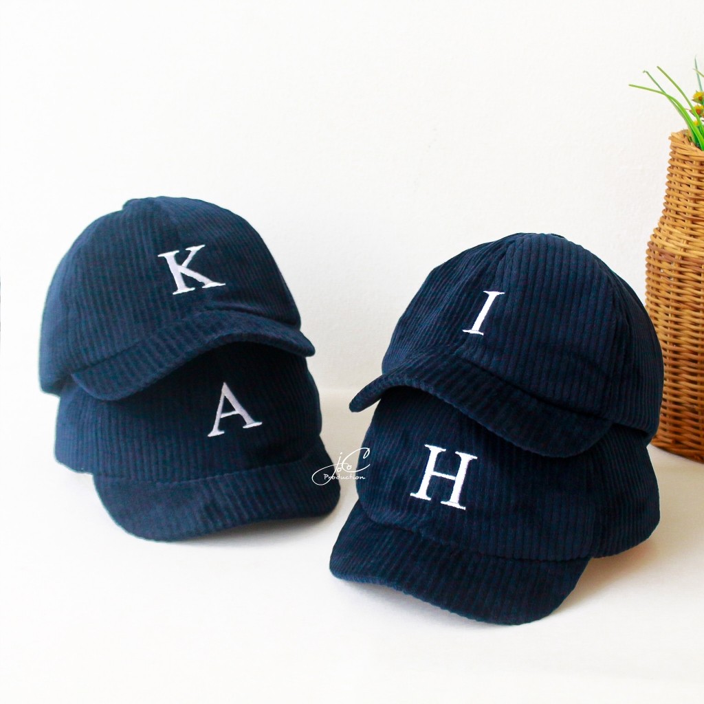 Jual Planet kids-Topi Anak Laki Laki 1- 5 Tahun Inisial A-Z Corduroy ...
