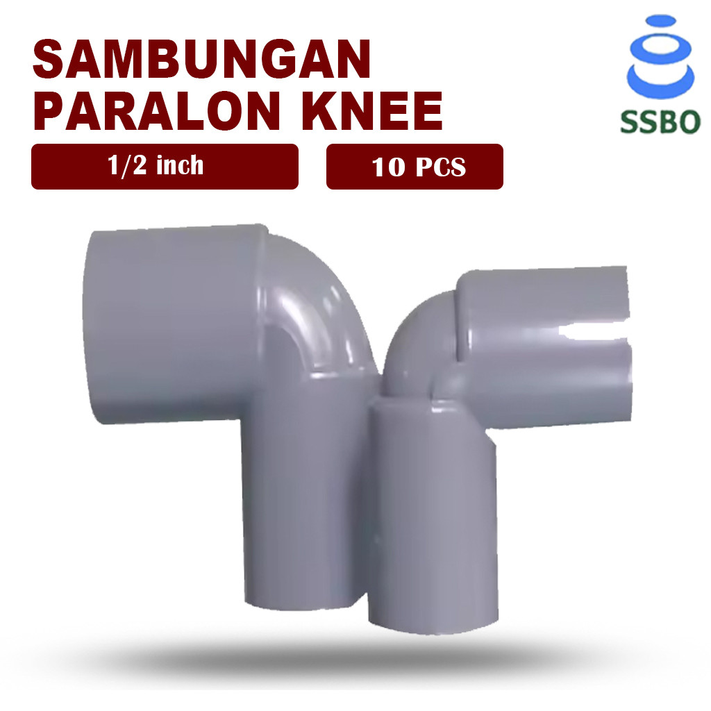 Jual SSBO Sambungan Pipa/Paralon 1/2 Inch Knee Socket Knie Bahan Pvc ...