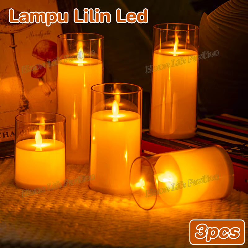 Jual Lampu Lilin Led Elektrik Api Bergoyang Battery Powered Kamar Tidur ...