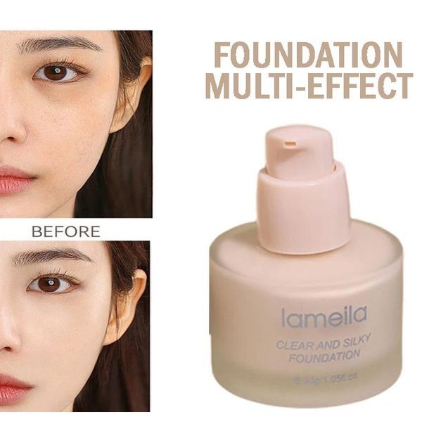 Jual Foundation Cair Matte Poreless Liquid Foundation Full Coverage ...