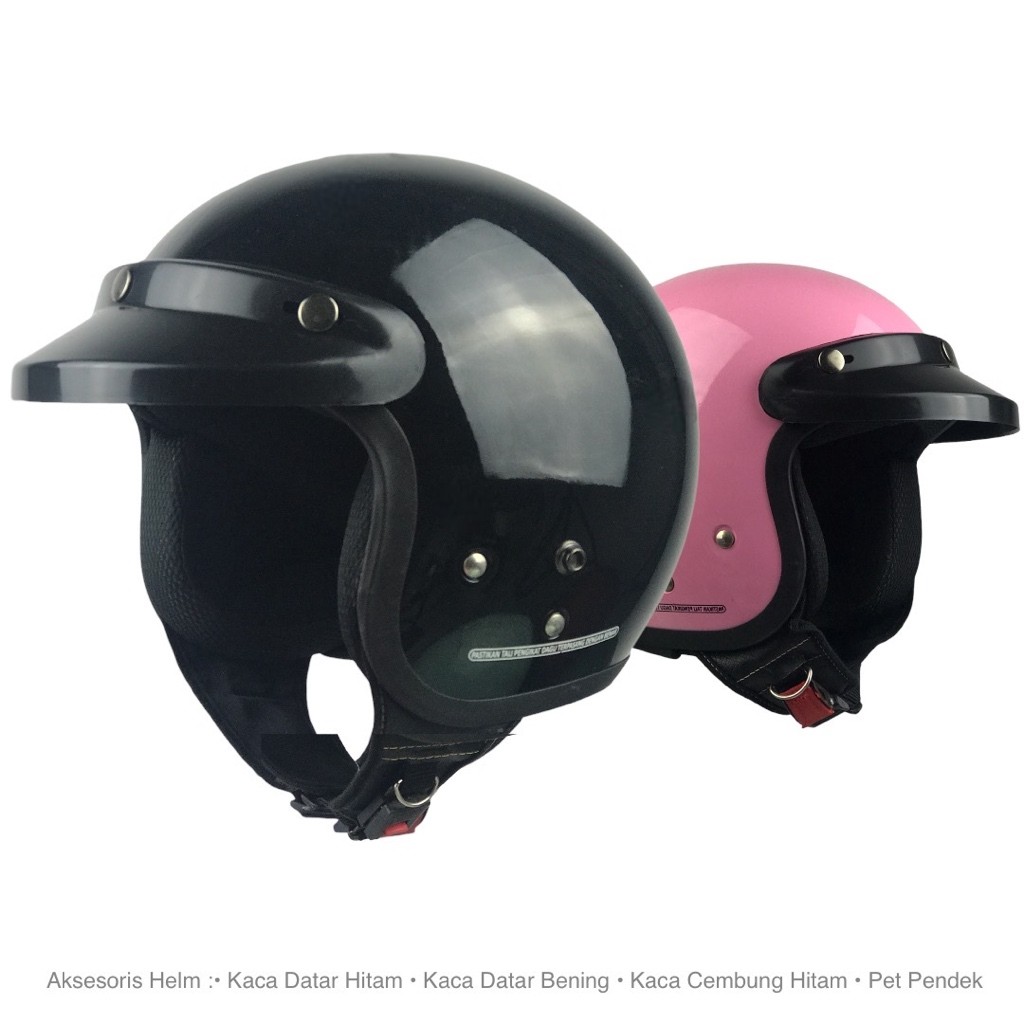 Jual Helm Bogo Retro Dewasa Wanita dan Pria Solid SNI | Shopee Indonesia