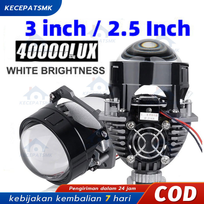 Jual 1Pcs biled wst 3 inch / 2.5 inch DC12V 55W Lensa Lampu LED ...