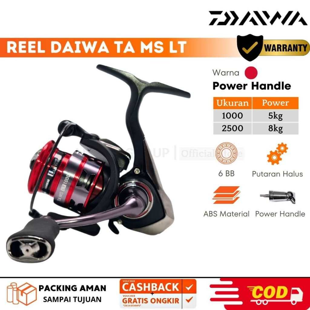 Jual Reel Daiwa TA MS LT Magsealed | Power Handle | 1000 2500 3000 4000 5000 6000 Kolam Sungai ...