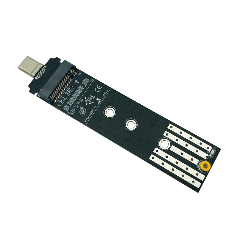 Jual M.2 NVME/SATA USB3.1 Type-C Adapter Dual Protocol M2 SSD Board M.2 to USB3.1 Adapter for M ...
