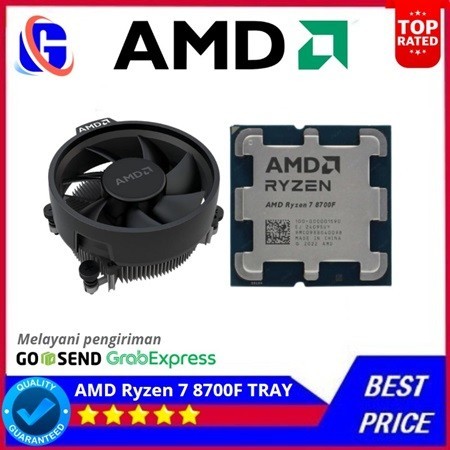 Jual Processor AMD Ryzen 7 8700F TRAY + FAN (Socket AM5) | Shopee Indonesia