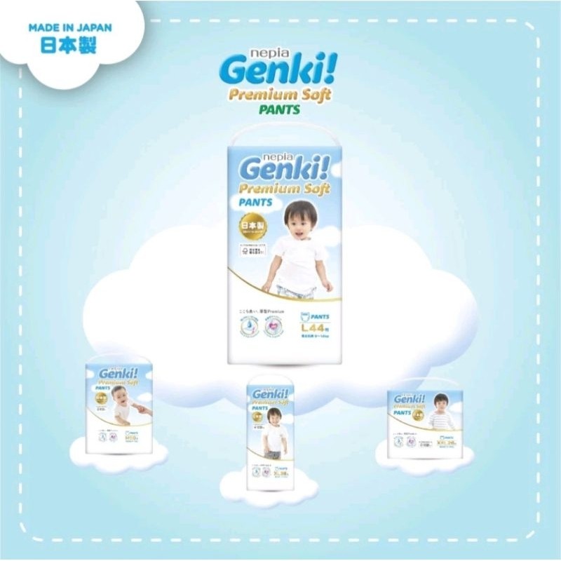 Jual NEPIA GENKI PREMIUM SOFT M32 / M64 / L30 / L54 / XL44 (ALD) | Shopee Indonesia