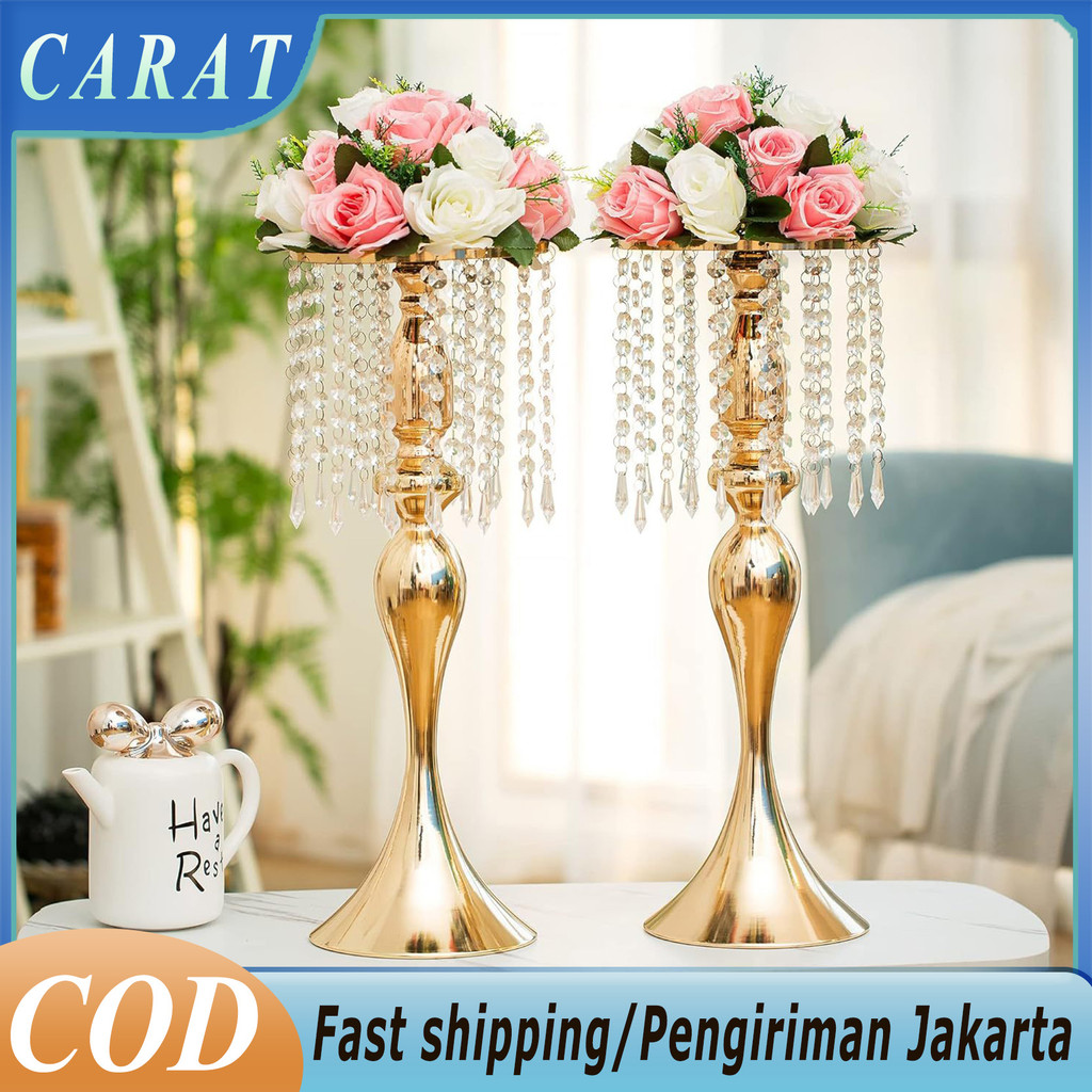 Jual Carat Tempat Lilin Meja Makan Vas Panduan Jalan Pernikahan Rumbai ...