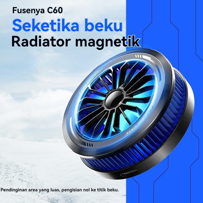 Jual C60 Magnetic Fan Cooler Accessories Gaming Phone Cooler Pendingin ...