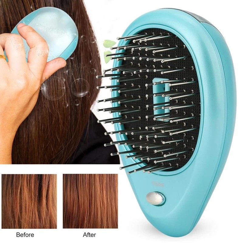Jual Electric Massager Portable Mini Ion Anti-Static Ionic Straightener ...