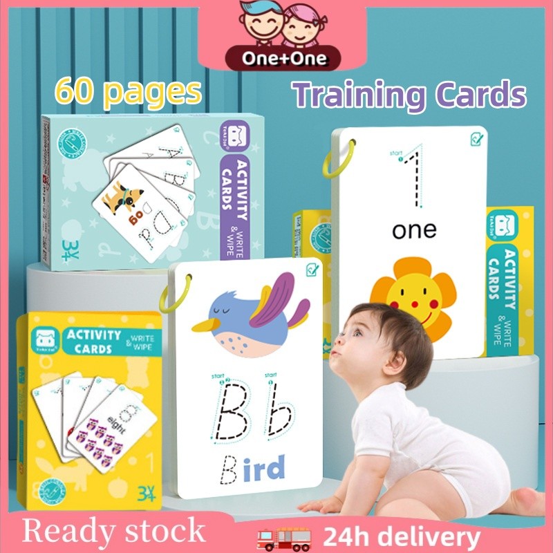 Jual 60 Page Magical Tracing Workbook ReusableDot To Dot Wipe And Clean ...