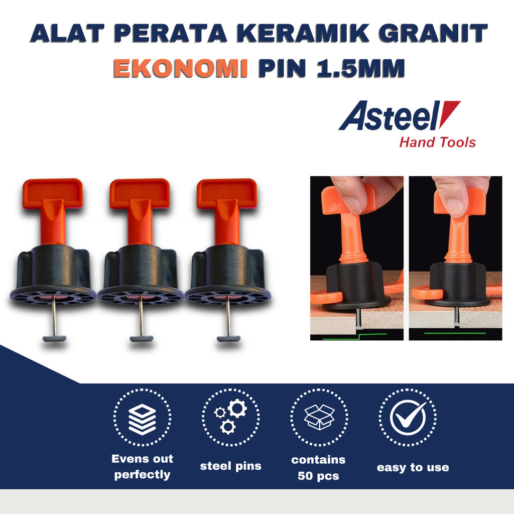 Jual ASTEEL Alat Perata Pasang Keramik Granit lantai dinding Tipe Putar ...