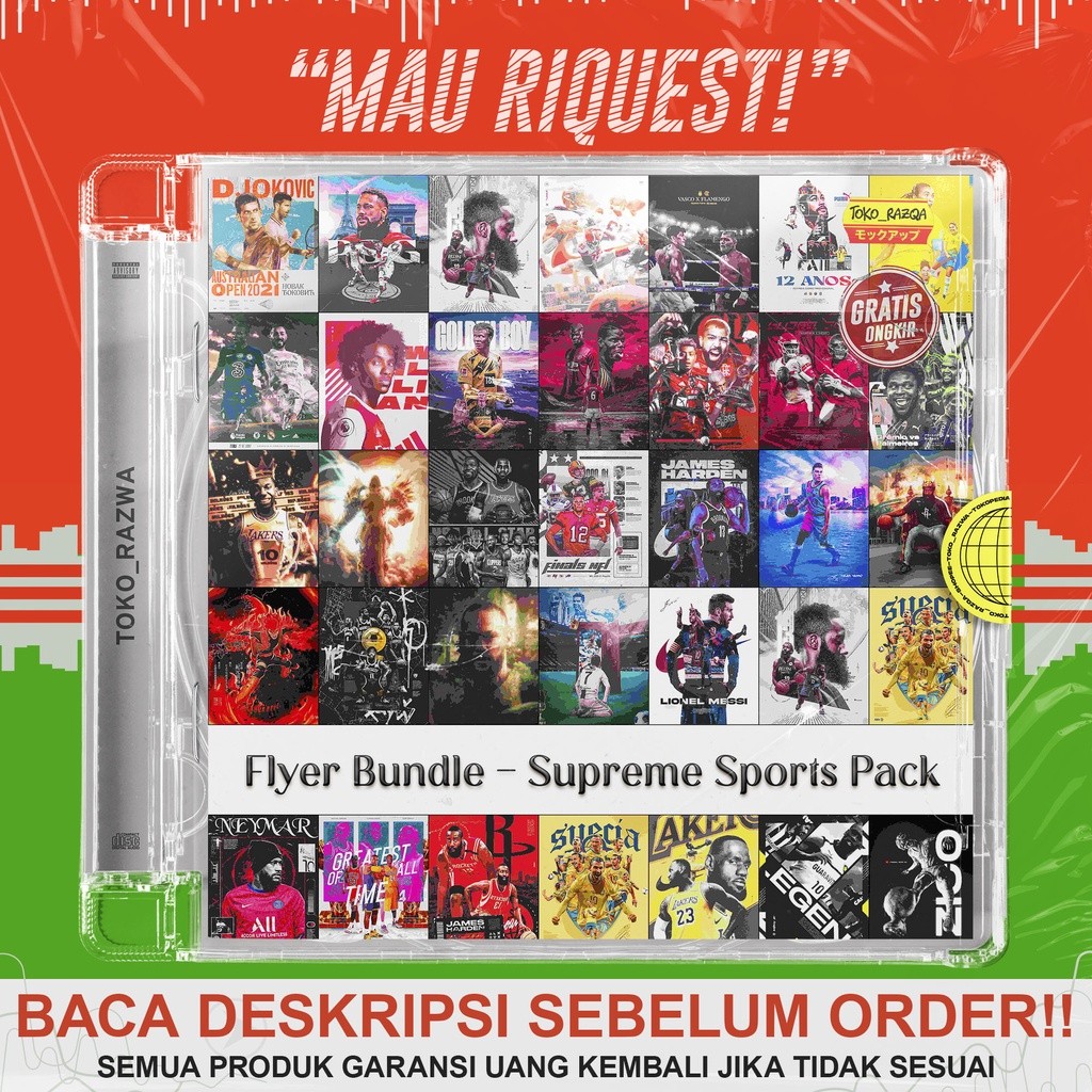 Jual Flyer Bundle - Supreme Sports Pack Template PSD | Shopee Indonesia