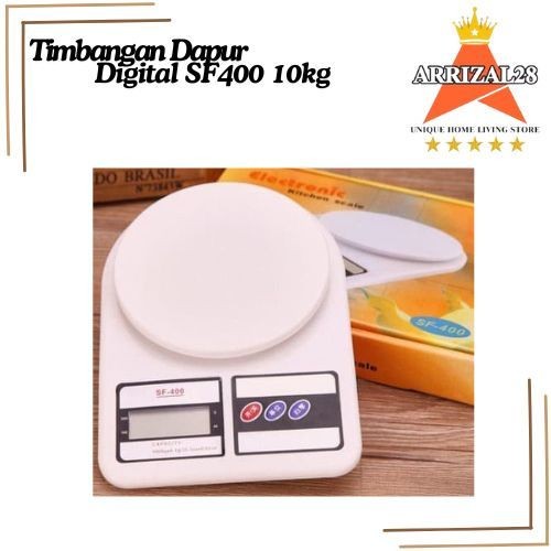Jual *ELECTRONIC KITCHEN SCALE TIMBANGAN DAPUR DIGITAL SF400 KAPASITAS 10 KG DUS KUNING | Shopee ...