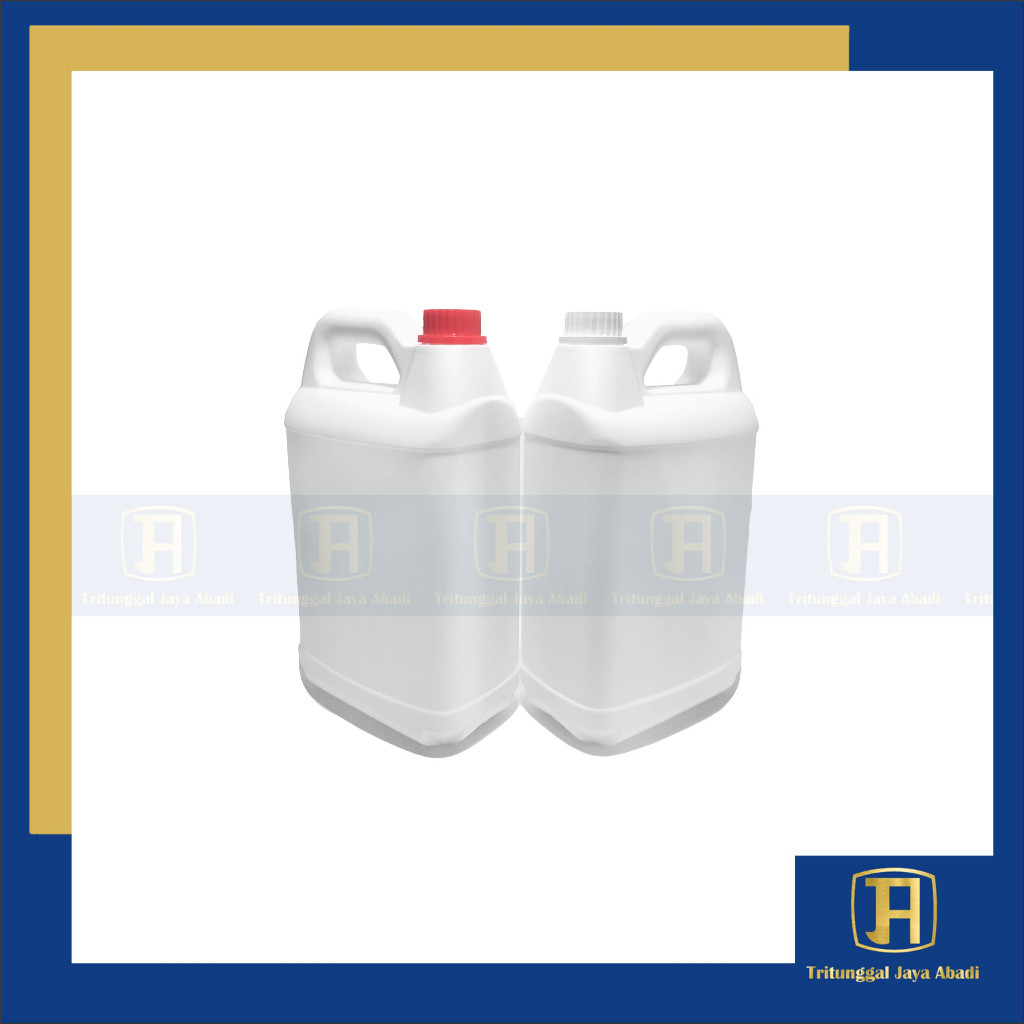 Jual Jerigen 5 Liter Segel SN HDPE Putih Dof – Pilihan Tutup Putih atau Merah (1 Set) | Shopee ...