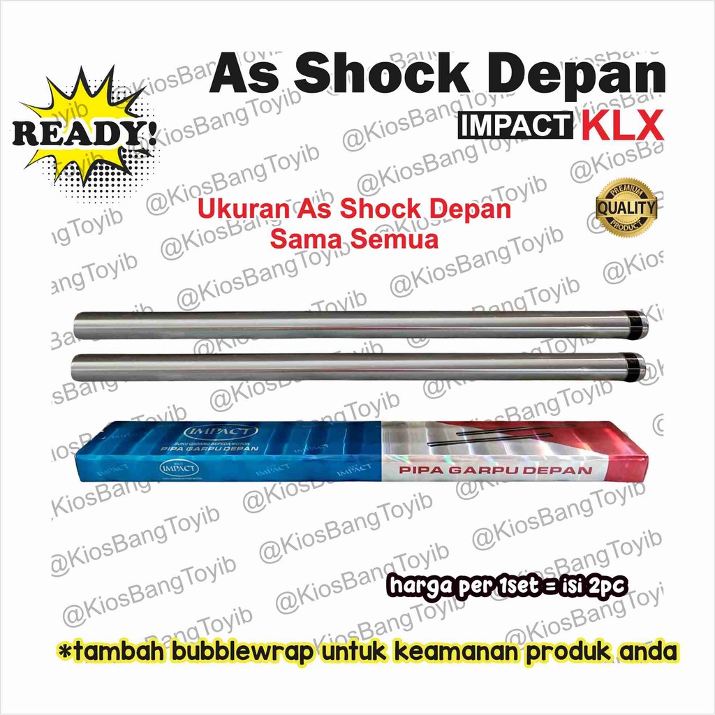 Jual As Shock Skok Depan Pipa Garpu Depan Kawasaki KLX Panjang 66cm ...