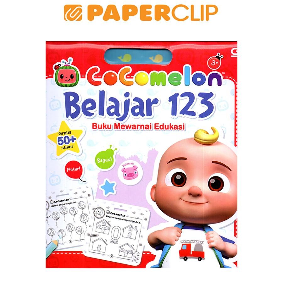 Jual COCOMELON BELAJAR 123 - BUKU MEWARNAI EDUKASI | Shopee Indonesia