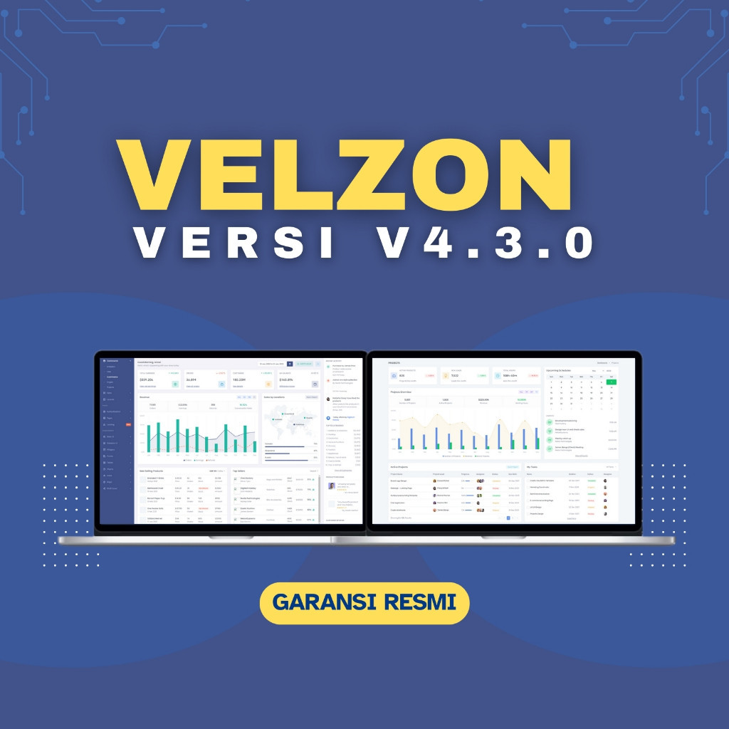 Jual Template Langka Admin Velzon V4.3.0 Lisensi 100% Original | Shopee ...