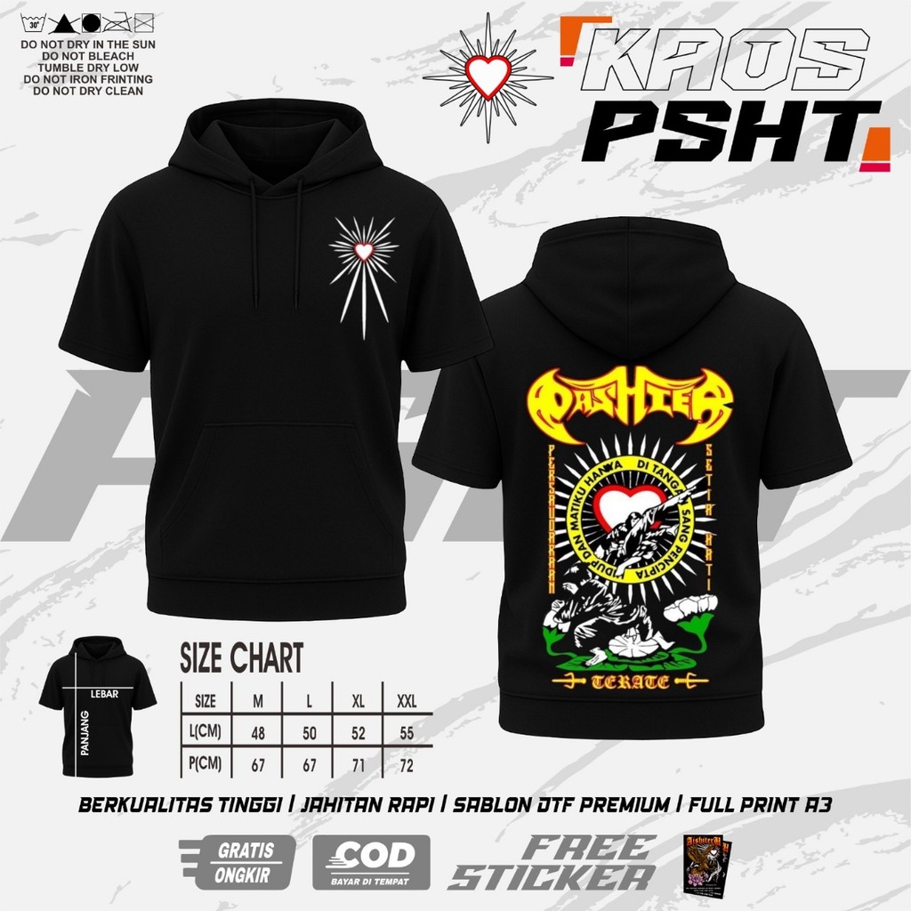 Jual TS HOODIE DISTRO PSHT PASHTER LAWASANT MOTIF PEDANG KAOS HOODIE ...