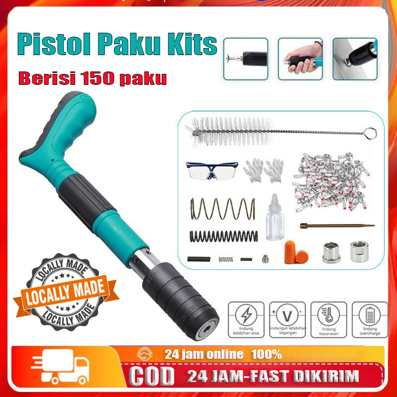 Jual 【Ready Stock+COD】Nail Gun Pistol Paku/Pistol Pengencang/Mesin Paku ...