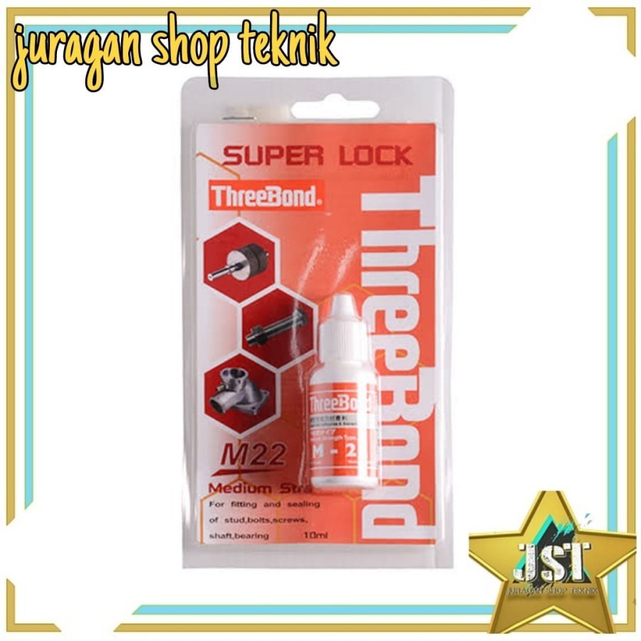 Jual THREEBOND SUPER LOCK H03 M22 Lem Baut Sekrup Thread Lock Screw Glue - | Shopee Indonesia