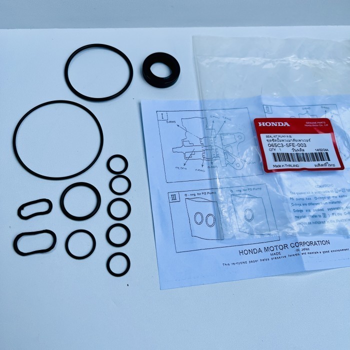 Jual Seal Kit Pompa Power Steering Atas Honda 065C3-SFE-003 Odeesey ...