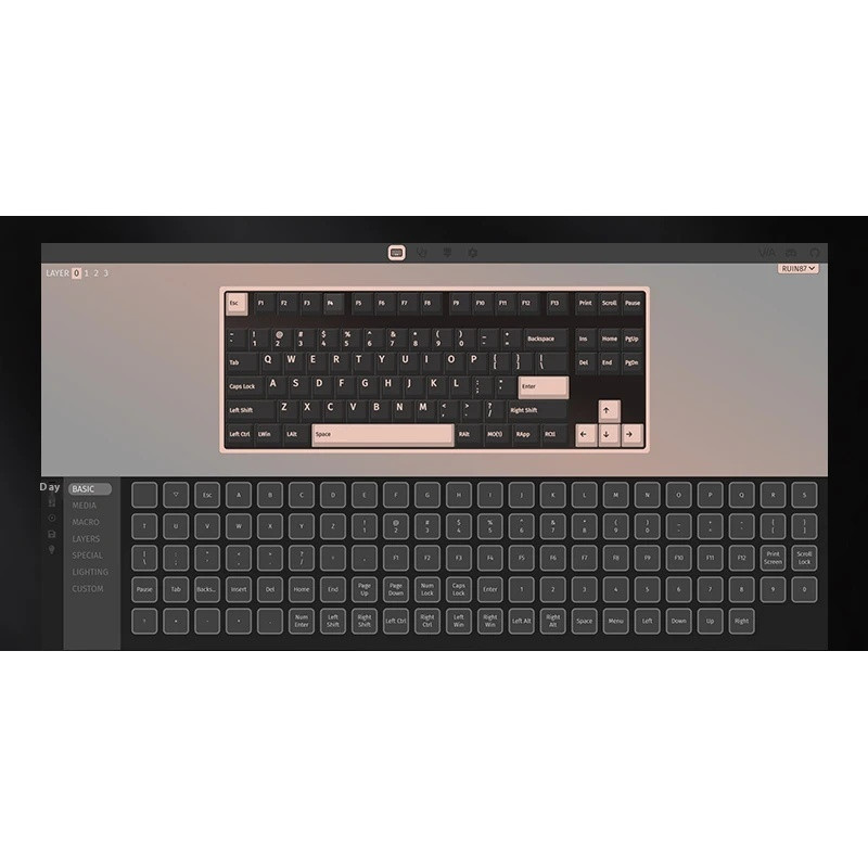 Jual 3 Mode Mechanical Keyboard Kit Aluminum Alloy RGB Customize ...