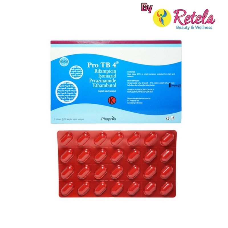 Jual PRO TB 4 ISI 1 BLISTER 28 KAPLET | Shopee Indonesia