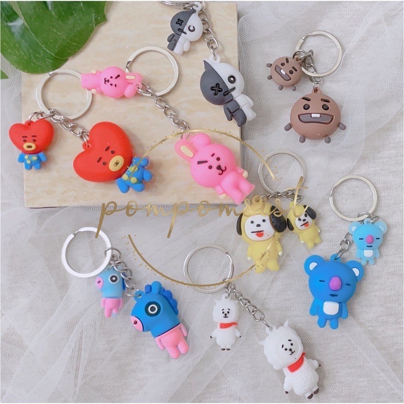 Jual GANTUNGAN KUNCI BT21 BTS KEMBAR BIG-SMALL EDITION KPOP KOREA KEYCHAIN EDISI KARAKTER LUCU ...