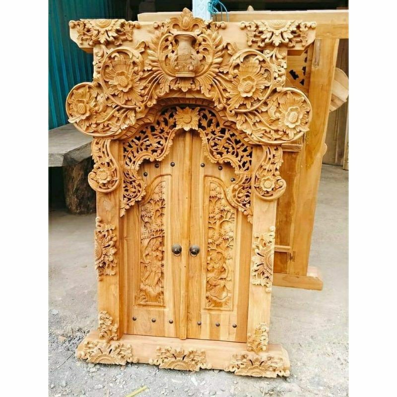Jual Jendela Ukir Motif Style Bali, Jendela Kayu Jati Ukiran Relief ...
