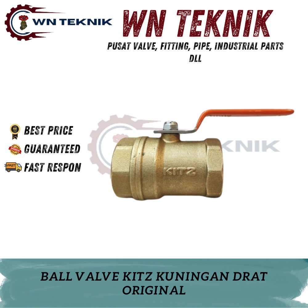 Jual BALL VALVE KITZ KUNINGAN 2 1/2" INCH FIG.400 DRAT ORIGINAL 100% | Shopee Indonesia