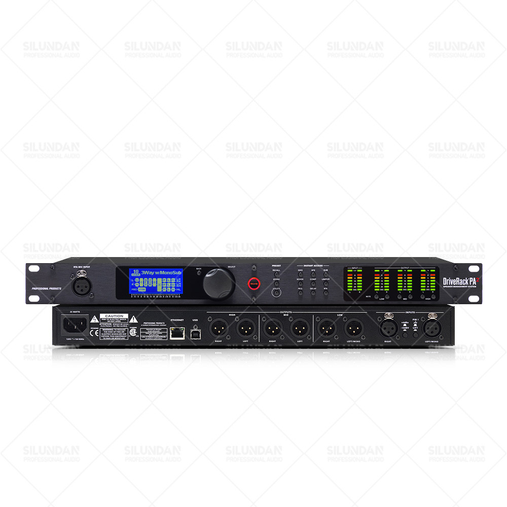 Jual Driver Rack PA2/260/VENU360 2 Input 6 Output Stage Audio Processor Original Software Audio ...