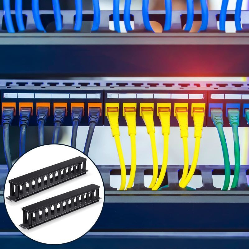 Jual 【SIAP】19inch Kabel Rak Server Metal Wire Management 1U Untuk Rack ...