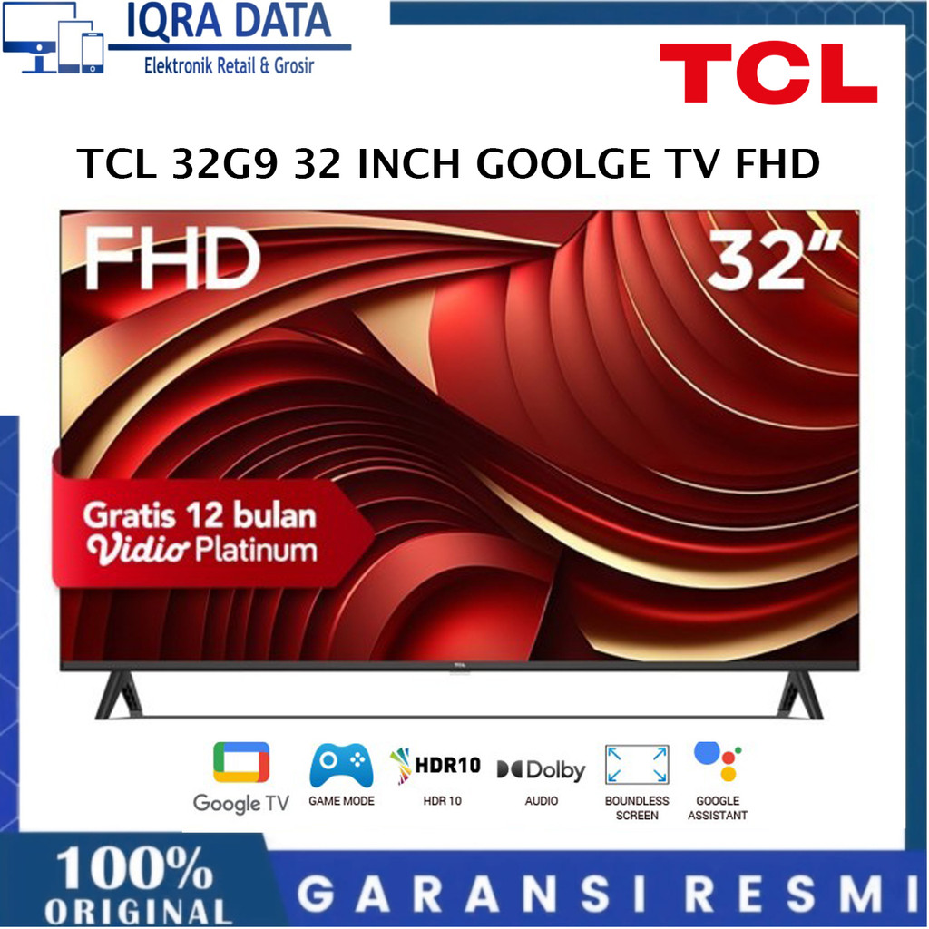 Jual TCL 32 Inch Google TV - FHD - Dolby Audio - Google Play/Netflix/Youtube - Wifi/Bluetooth ...