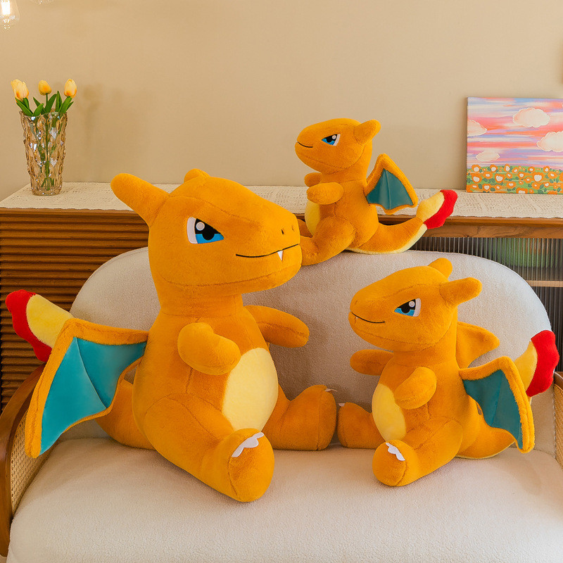 Jual Pokemon Mega Charizard Plush Toy Mega Evolution X&Y Charizard ...