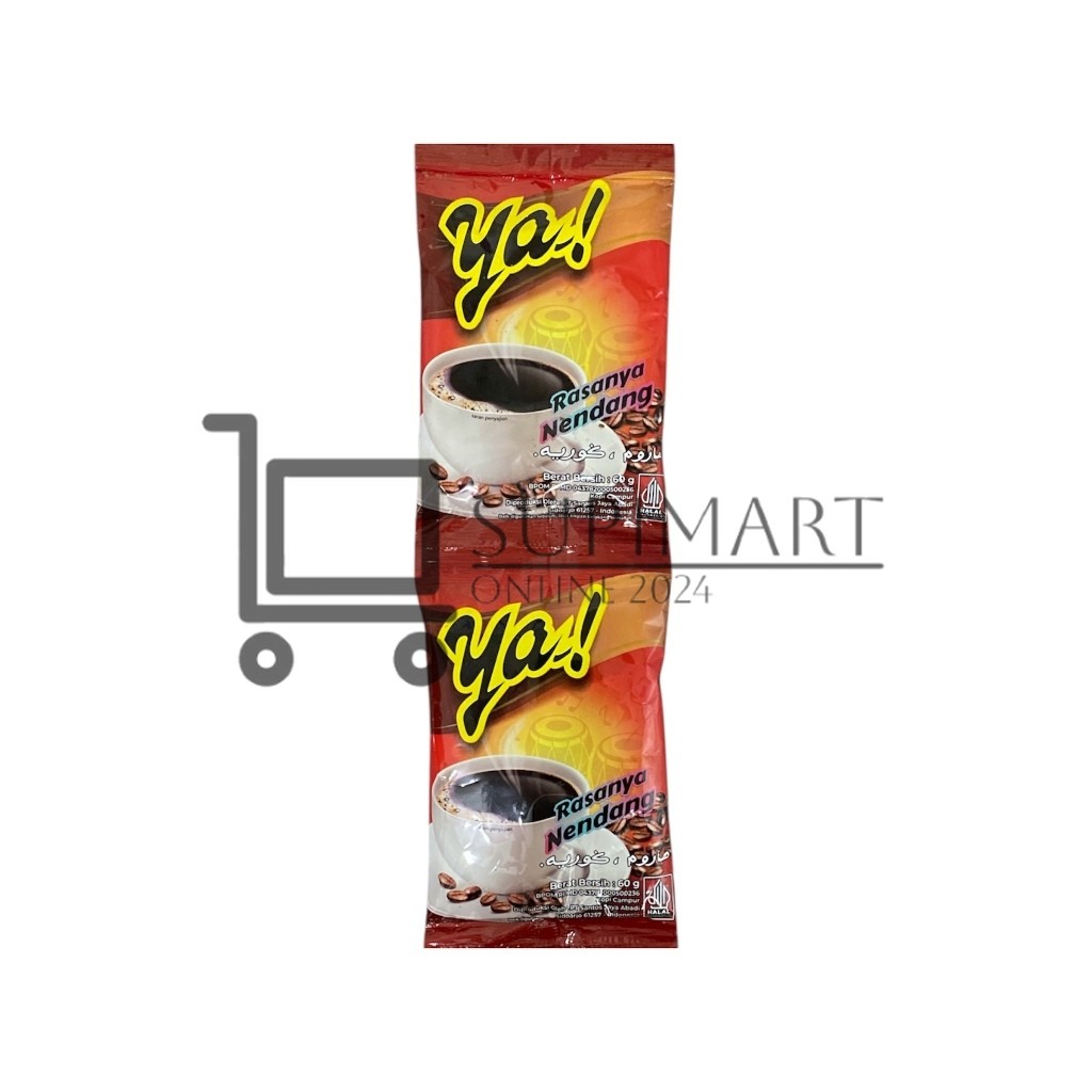 Jual Ya Kopi Kapal Api Bubuk 60gr Renteng Isi 10pc Sachet | Shopee ...