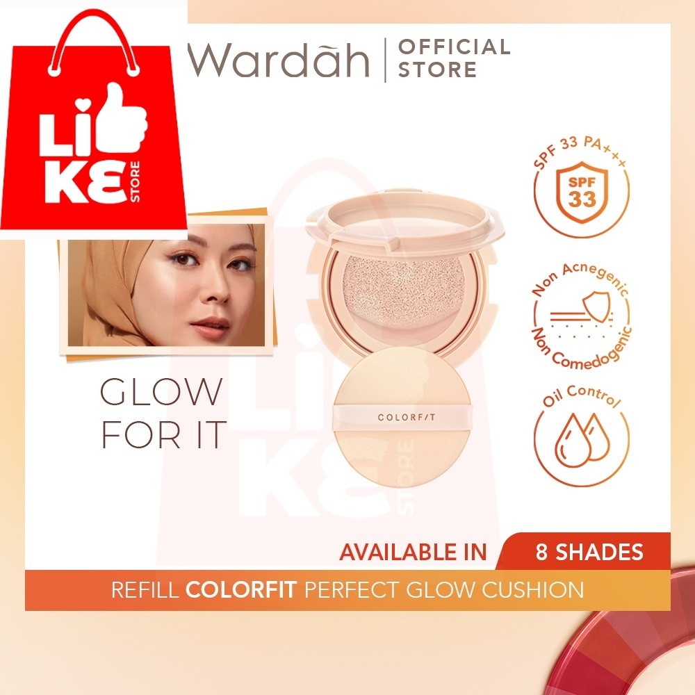 Jual Wardah REFILL Colorfit Perfect Glow Cushion | Shopee Indonesia