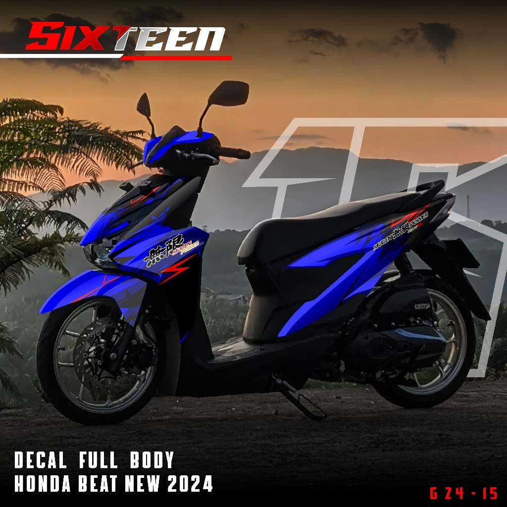 Jual (COD) TERBARU Decal Sticker Honda Beat CBS STREET Smart Key Remote ...