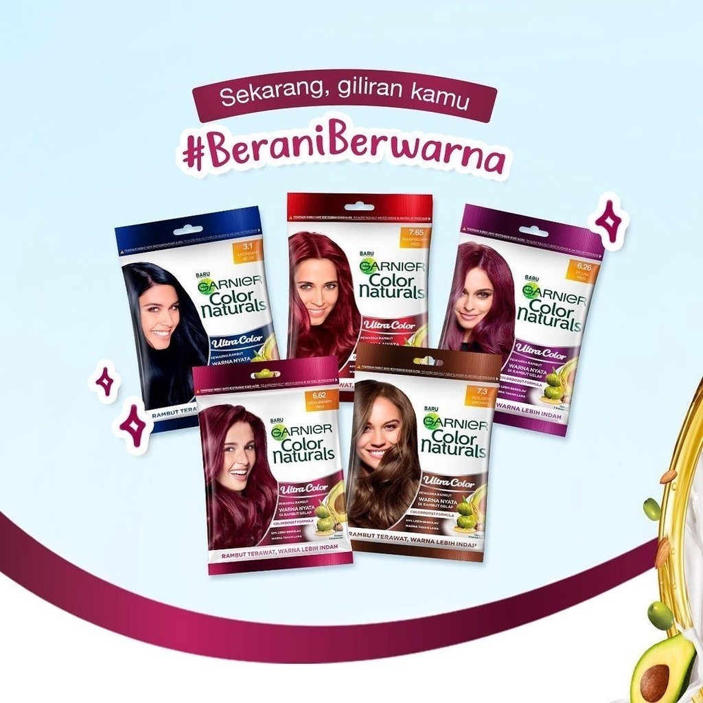 Jual ️Domestika ️ SEMUA WARNA GARNIER Hair Color Naturals / New Creme ...