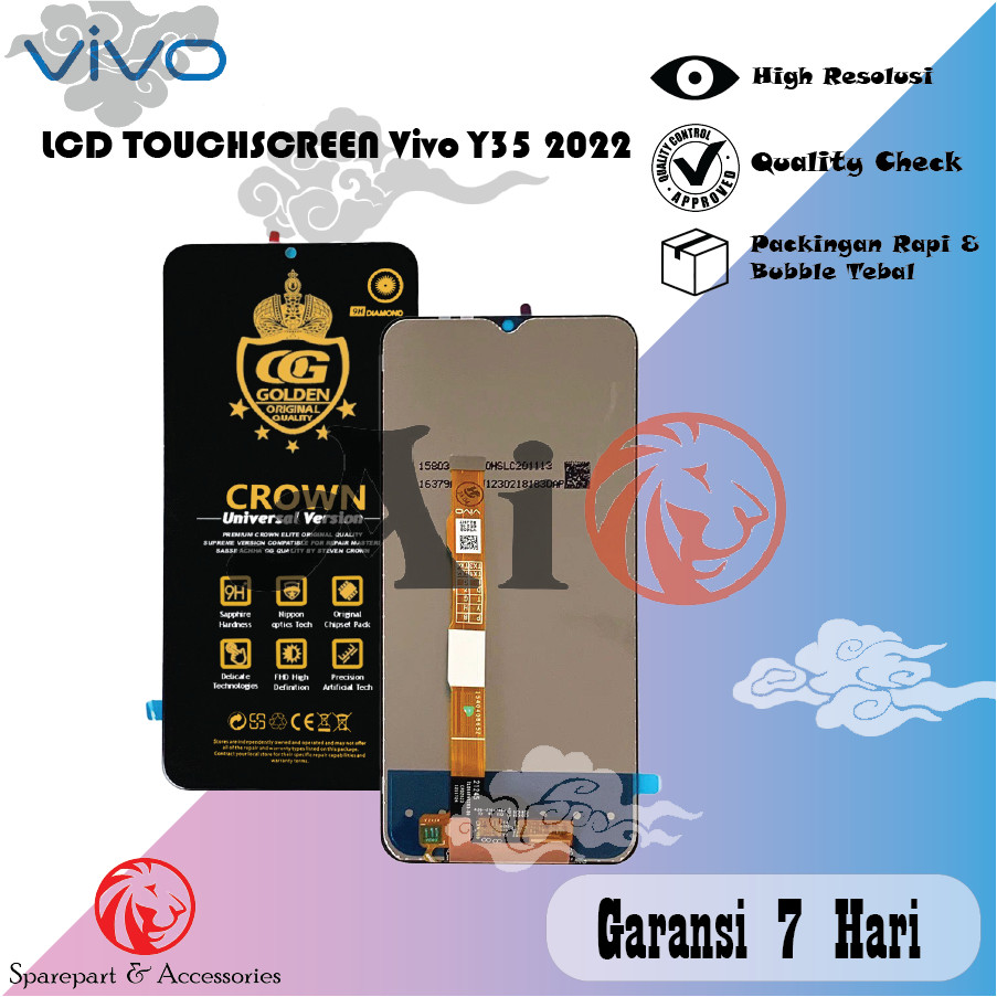 Jual LCD TOUCHSCREEN VIVO Y35 2022 COMPLETE FULLSET ORIGINAL | Shopee ...