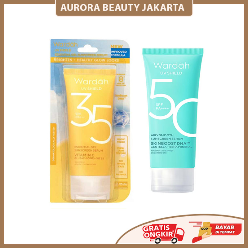 Jual WARDAH SUNSCREEN SPF 35 - SPF 35 UV KUNING | Shopee Indonesia