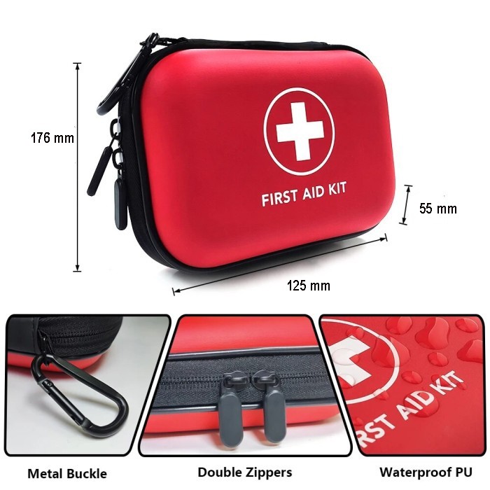 Jual Tas kotak P3K Mini first aid kit bag box tas kotak obat mobil ...