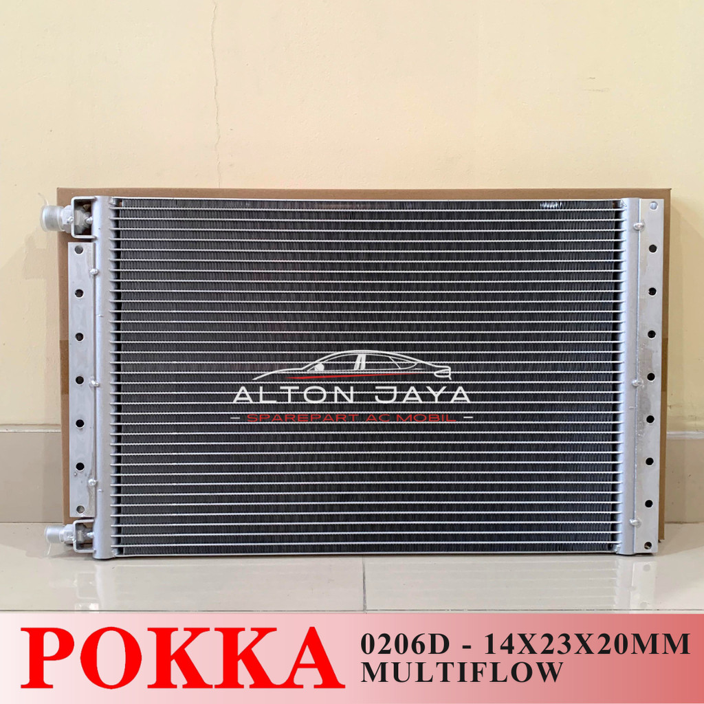 Jual KONDENSOR AC MOBIL 14X23X20 R134 MULTIFLOW CONDENSOR 14X23X20 ...