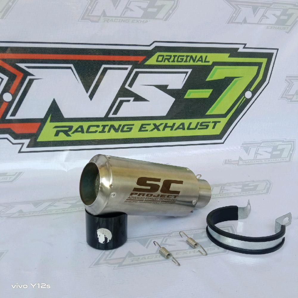 Jual Slenser knalpot SC Project Titan Stainless Inlet 2 Inchi 50mm ...