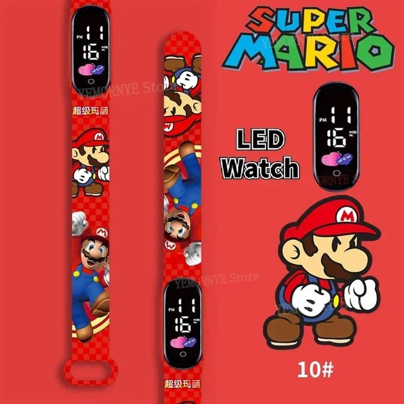 Jual Mario Bros Children's Watches Action Figures Luigi Princess Peach ...