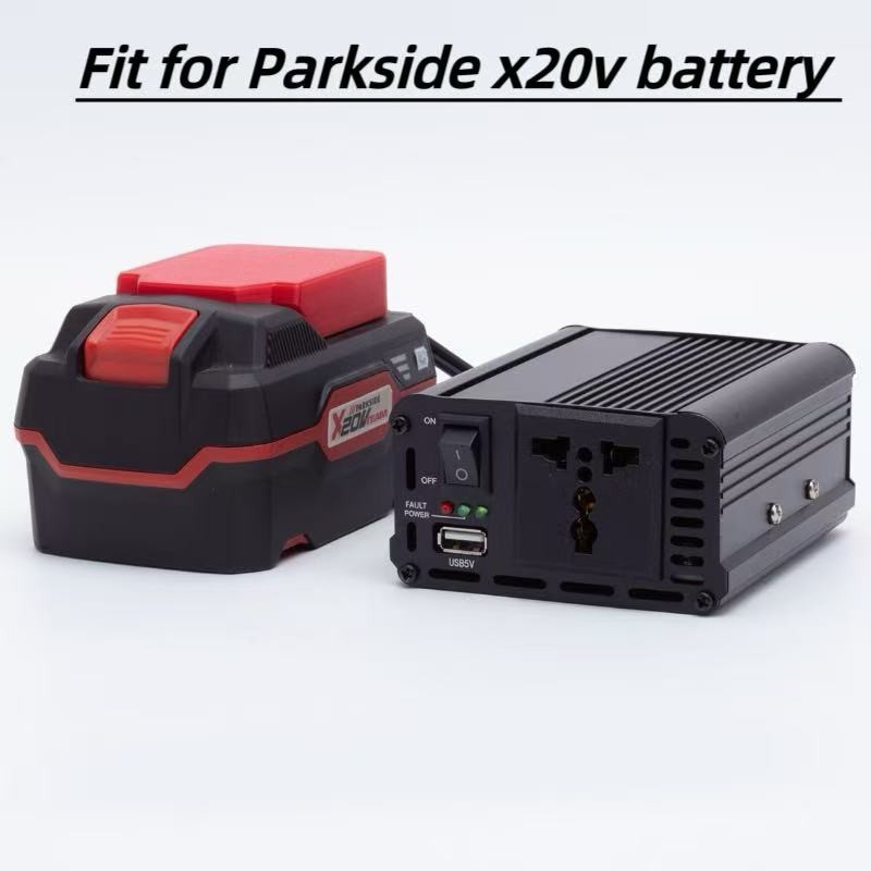 Jual Inverter For Lidl Parkside x20v Team Battery, 200W Cordless ...