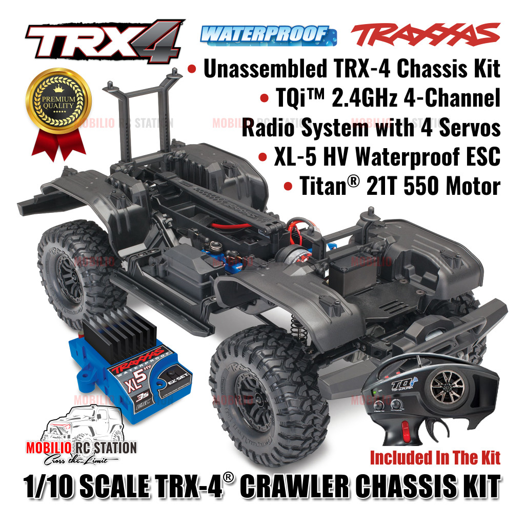 Jual Traxxas 82016-4 TRX 4 Crawler Chassis KIT with Electronic 1/10 ...