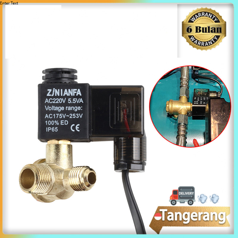 Jual 1 SET Paket Katup Selenoid Valve Otomatis Kompresor Oilless Type ...