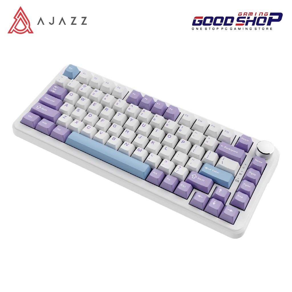 Jual Ajazz AK820 MAX | AK820MAX 75% Gasket-mounted Hot Swappable Mechanical Wireless Keyboard ...