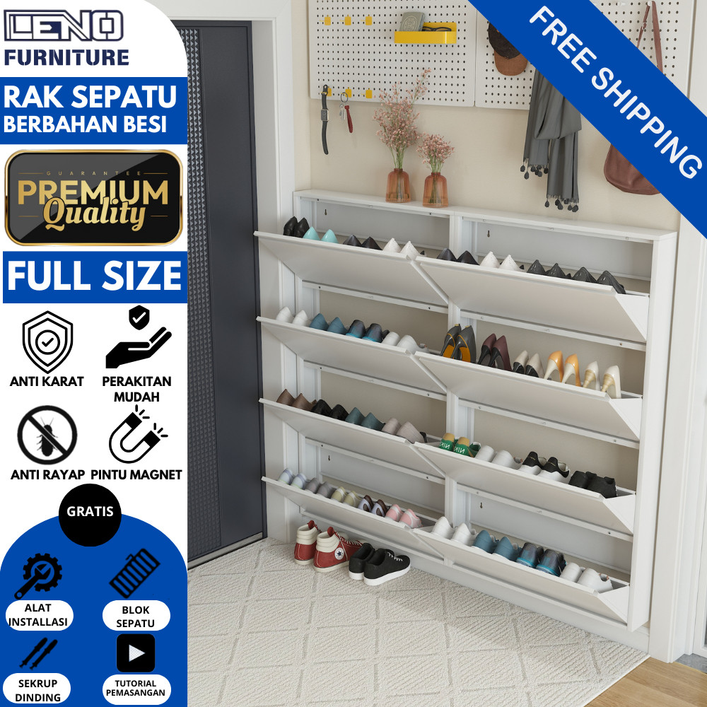 Jual RAK SEPATU BESI LEMARI SEPATU SUSUN TERTUTUP RAK SEPATU BESI KUAT TEBAL RAK SEPATU TERTUTUP ...