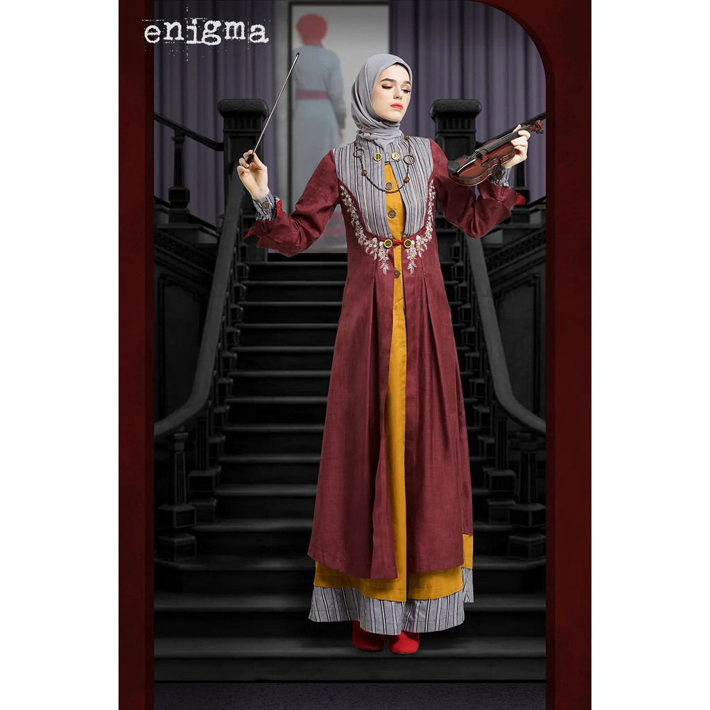 Jual TUNEECA Gamis Vanessa Melody | Shopee Indonesia